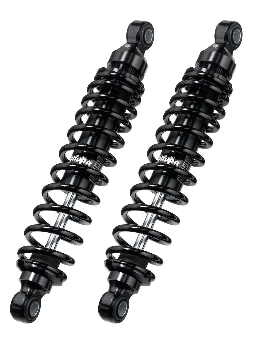 Bitubo WMB02V2 - Rear Twin Shocks - Black Spring [Adjustable: Preload ...
