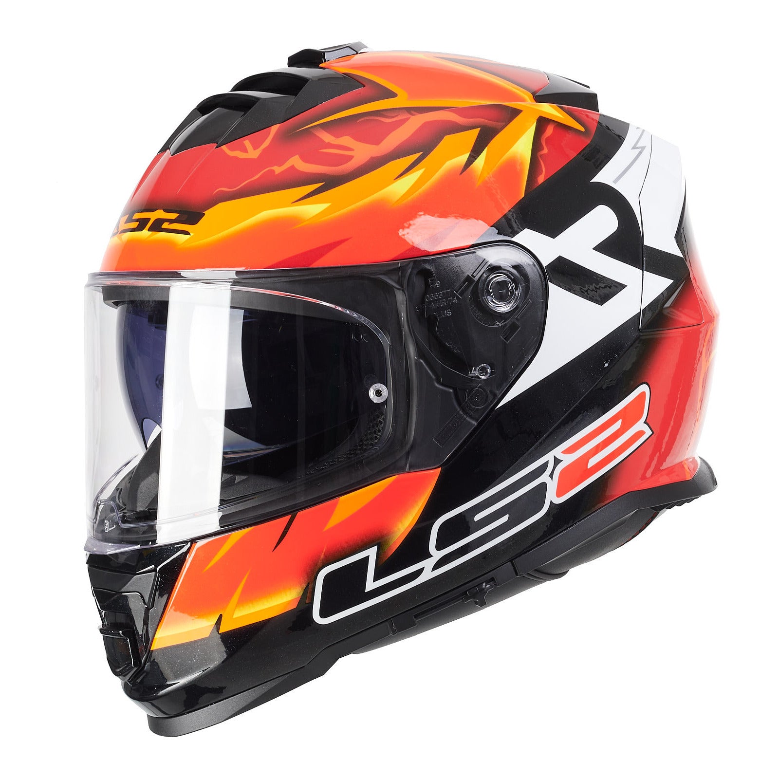 LS2 FF800 Storm II Replica Rinaldi Helmet - Orange 06 – Shark Leathers